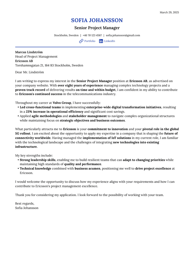 Free Cover Letter Builder - AI-Powered & ATS-Optimized | Woberry
