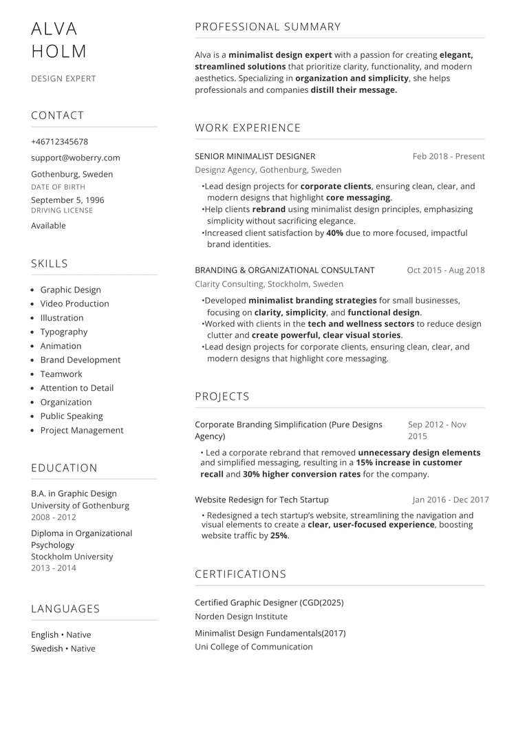 AI Resume Builder - Create ATS-Optimized Resumes in Minutes | Woberry ...